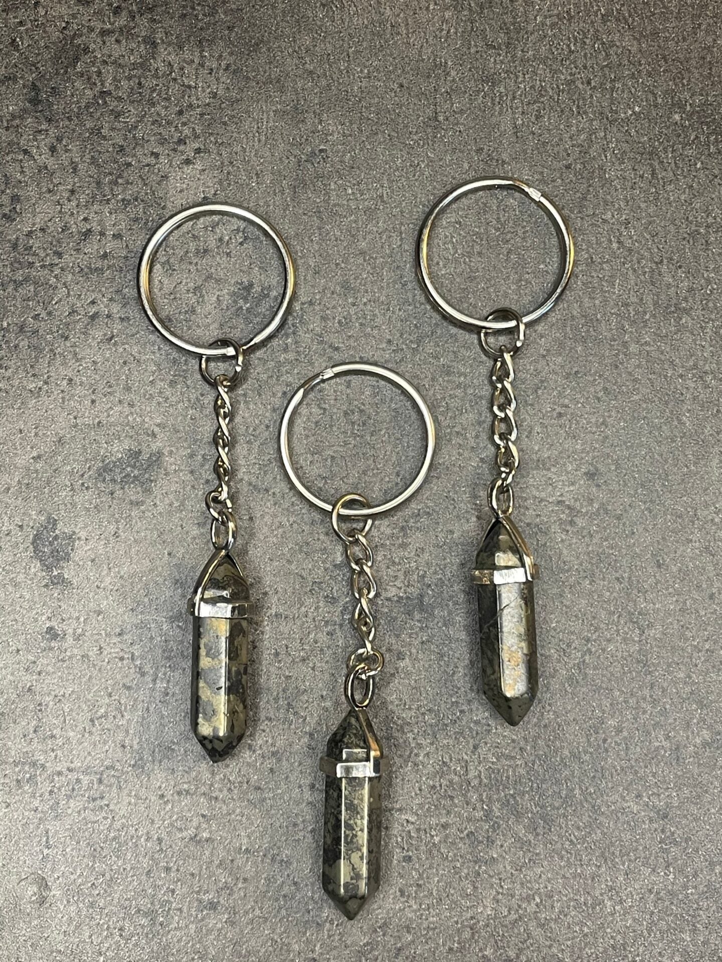 Pyrite - Pendant keyring