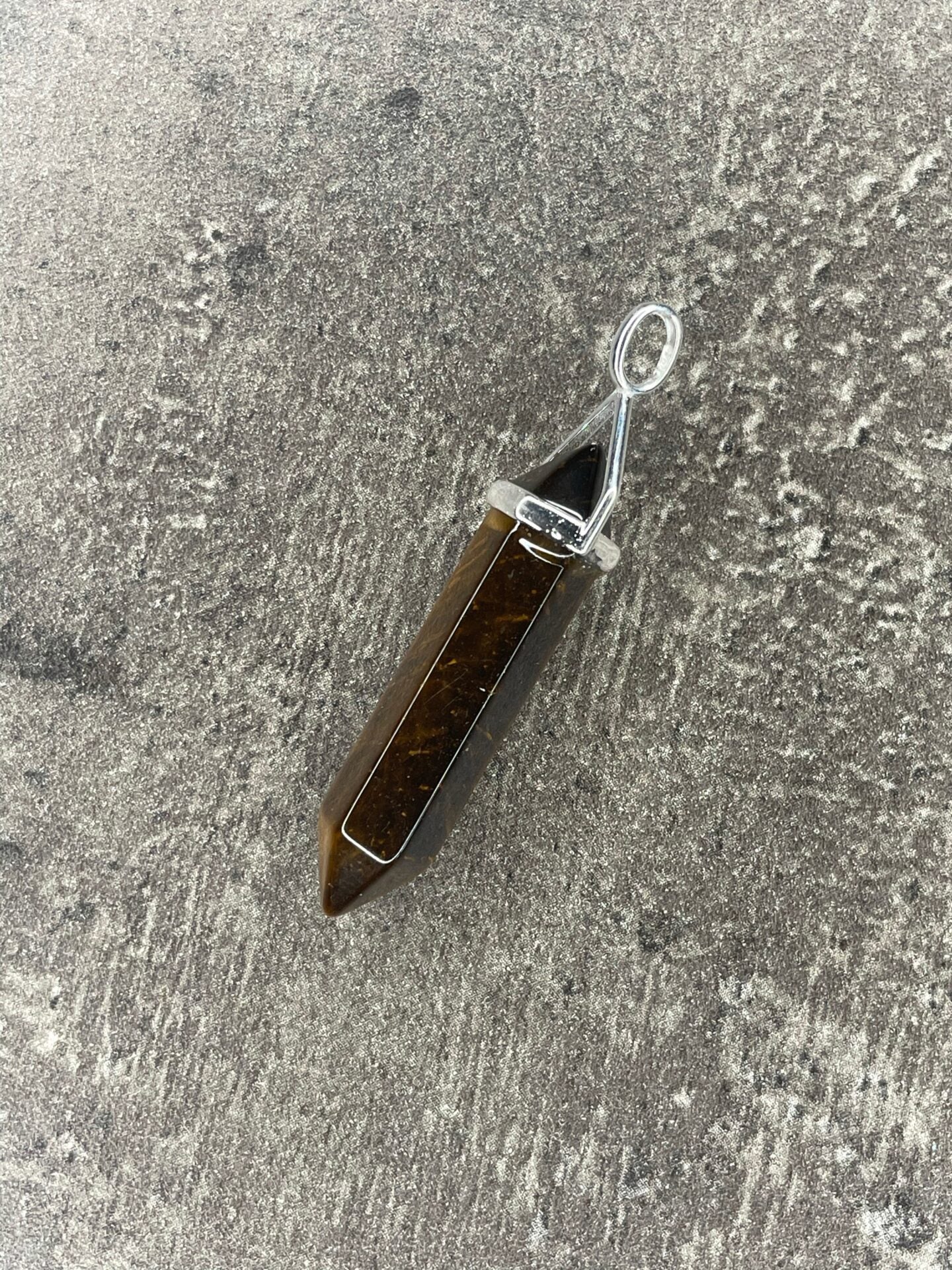 Willpower pendant - Tiger's eye (sterling silver)